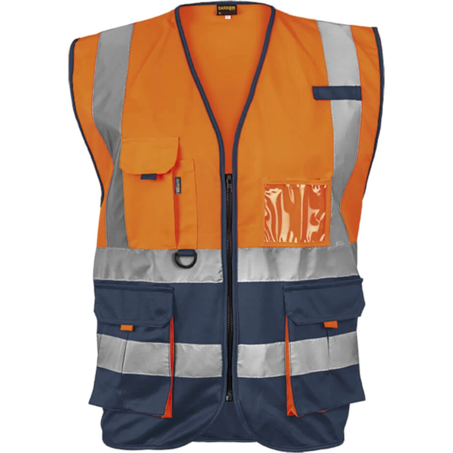 Megabreeze | Orange / Navy Signal Vest
