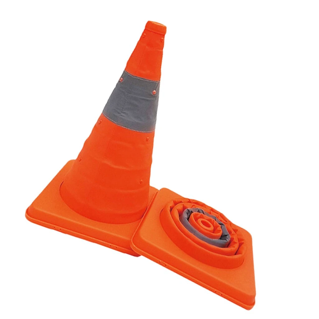 Megabreeze | Foldaway Traffic Cone with lights 400mm